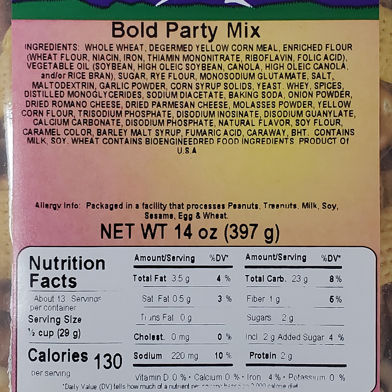Bold Party Mix 14oz – Mountain Man Nut & Fruit