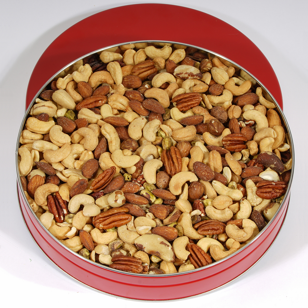 Fancy Mixed Nuts™ Tin – Mountain Man Nut & Fruit